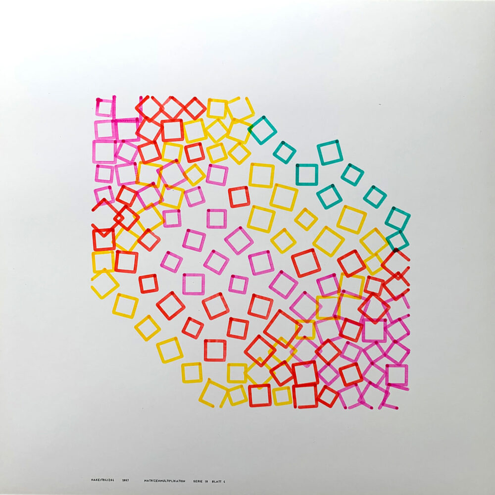 Creacion Hibrida | FRIEDER NAKE, PIONERO DEL ARTE ALGORÍTMICO